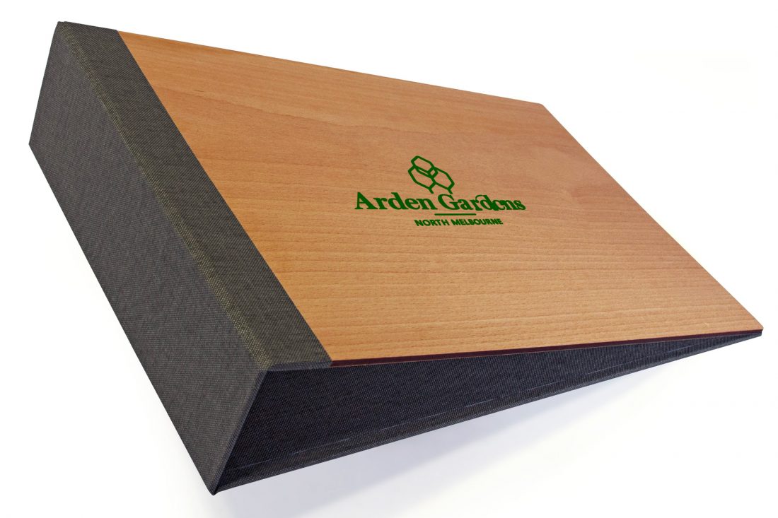 Natural Timber Ring Binder 11" x 17" Landscape Spot Digital Print