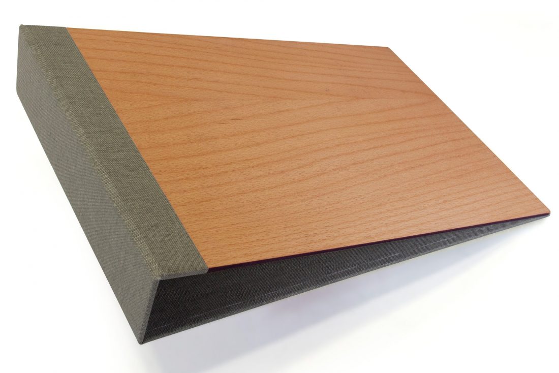 Natural Timber Ring Binder A4 Landscape Plain