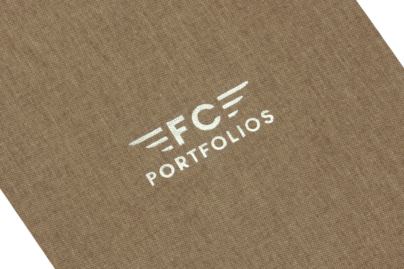 Cloth Screwpost Portfolio A4 Landscape Debossed